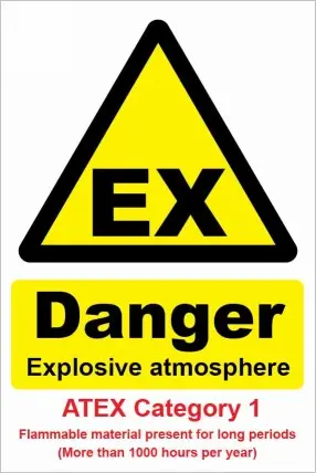 ATEX Category 1 | SafetySigns.mu