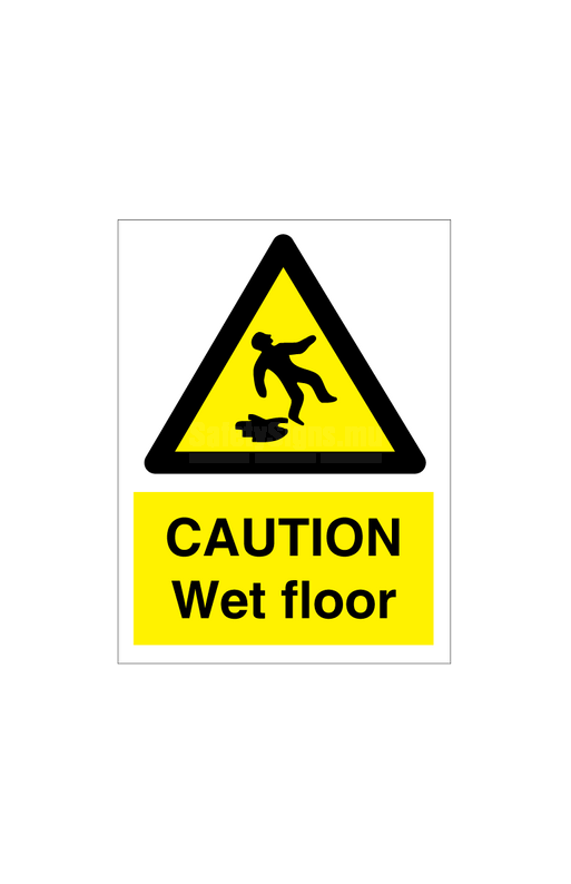 Caution Wet Floor | SafetySigns.mu